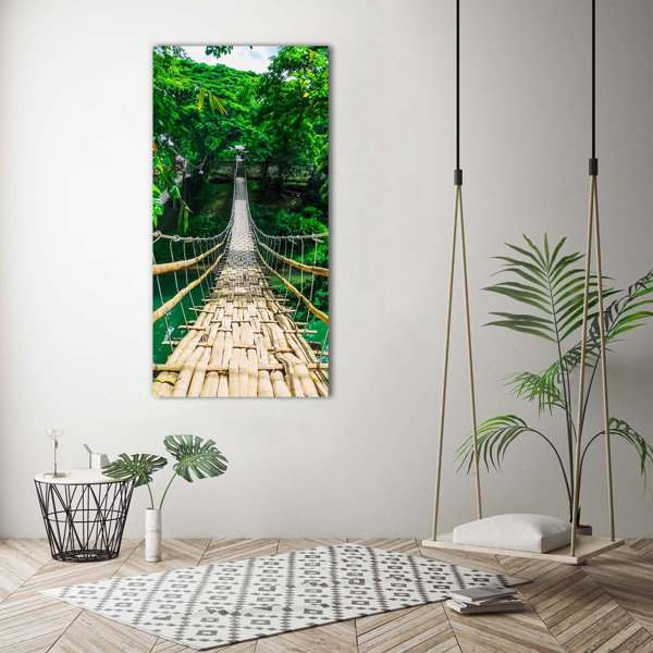 Ebern Designs Hängebrücke - Kunstdrucke auf Leinwand | Wayfair.de